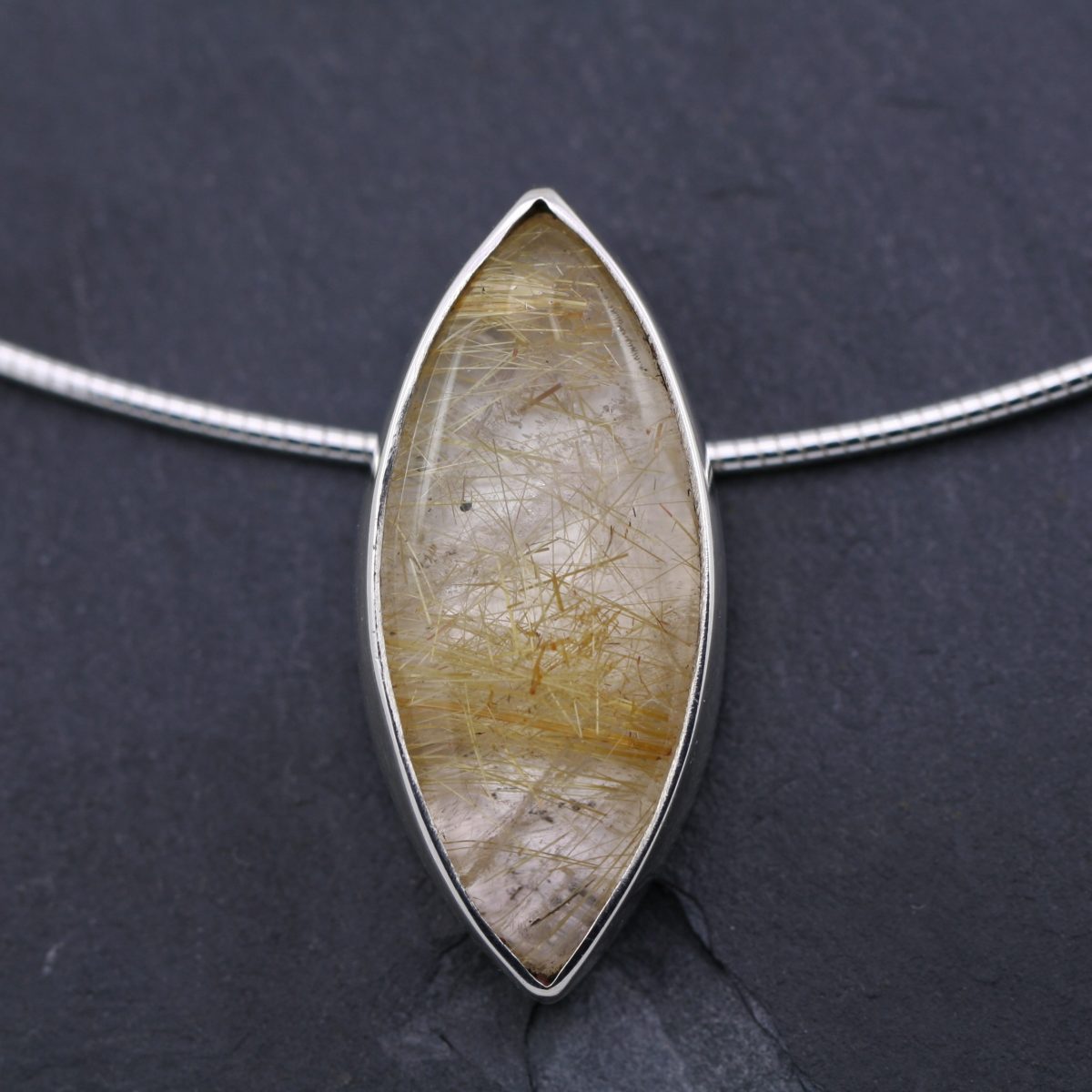 Ketting - Zilver - Rutielkwarts - Kettinghanger - Venus - Bodali Jewels